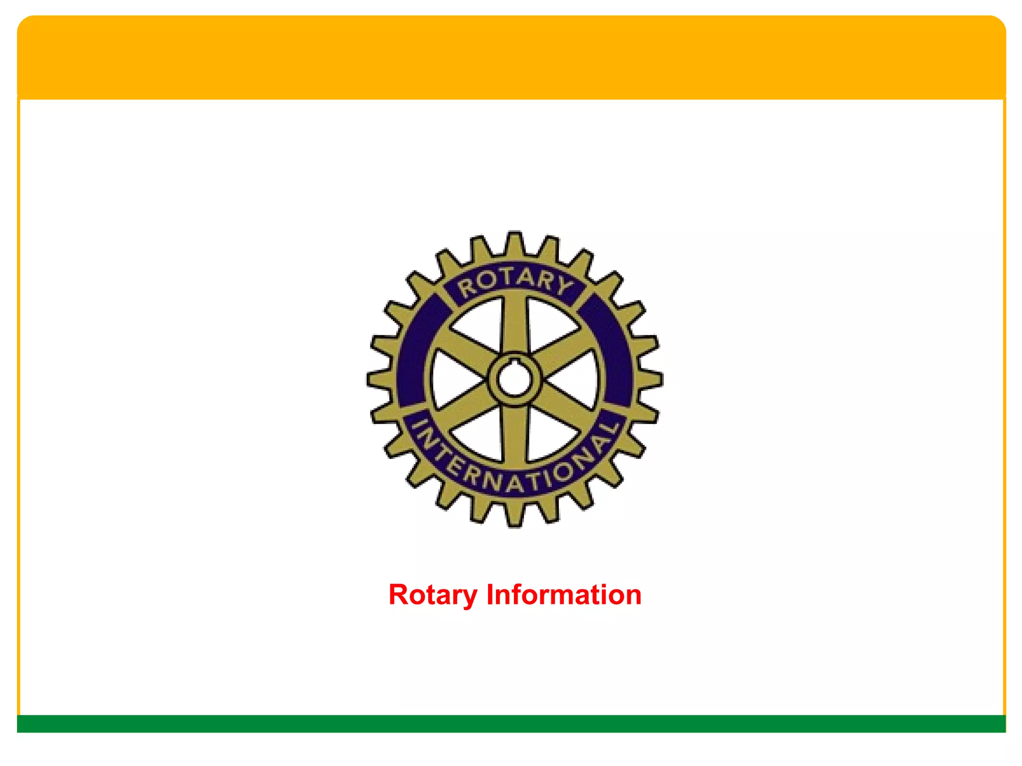 Rotary Information | PPT