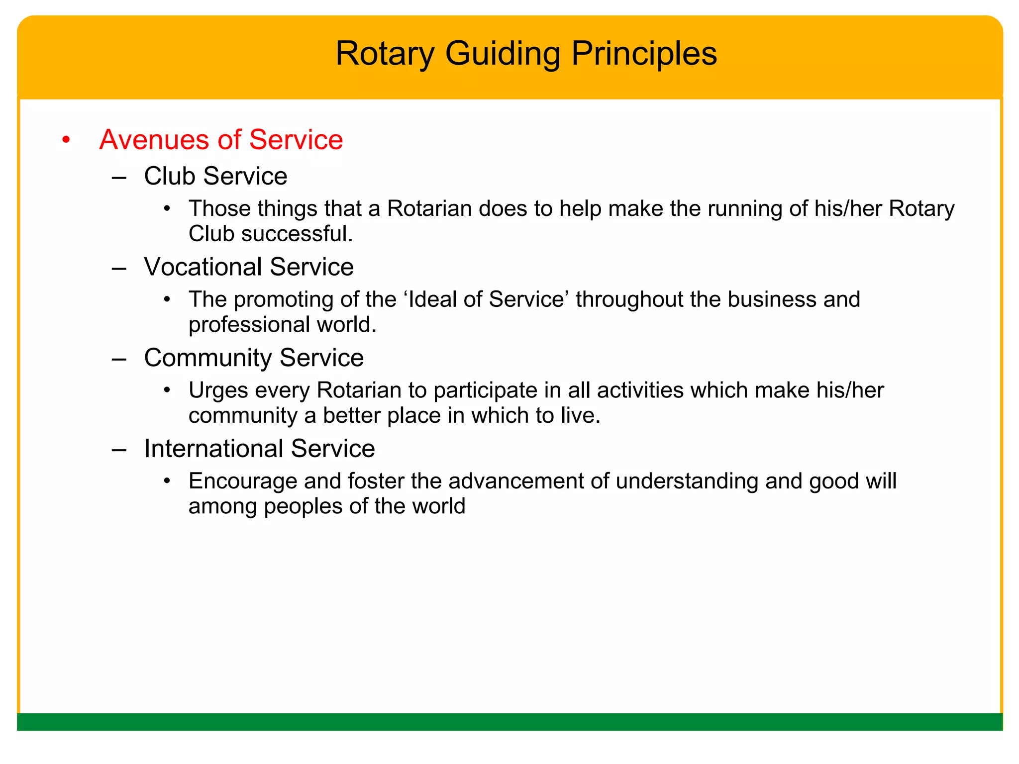 Rotary Information | PPT