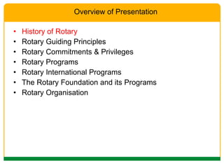 Rotary Information | PPT