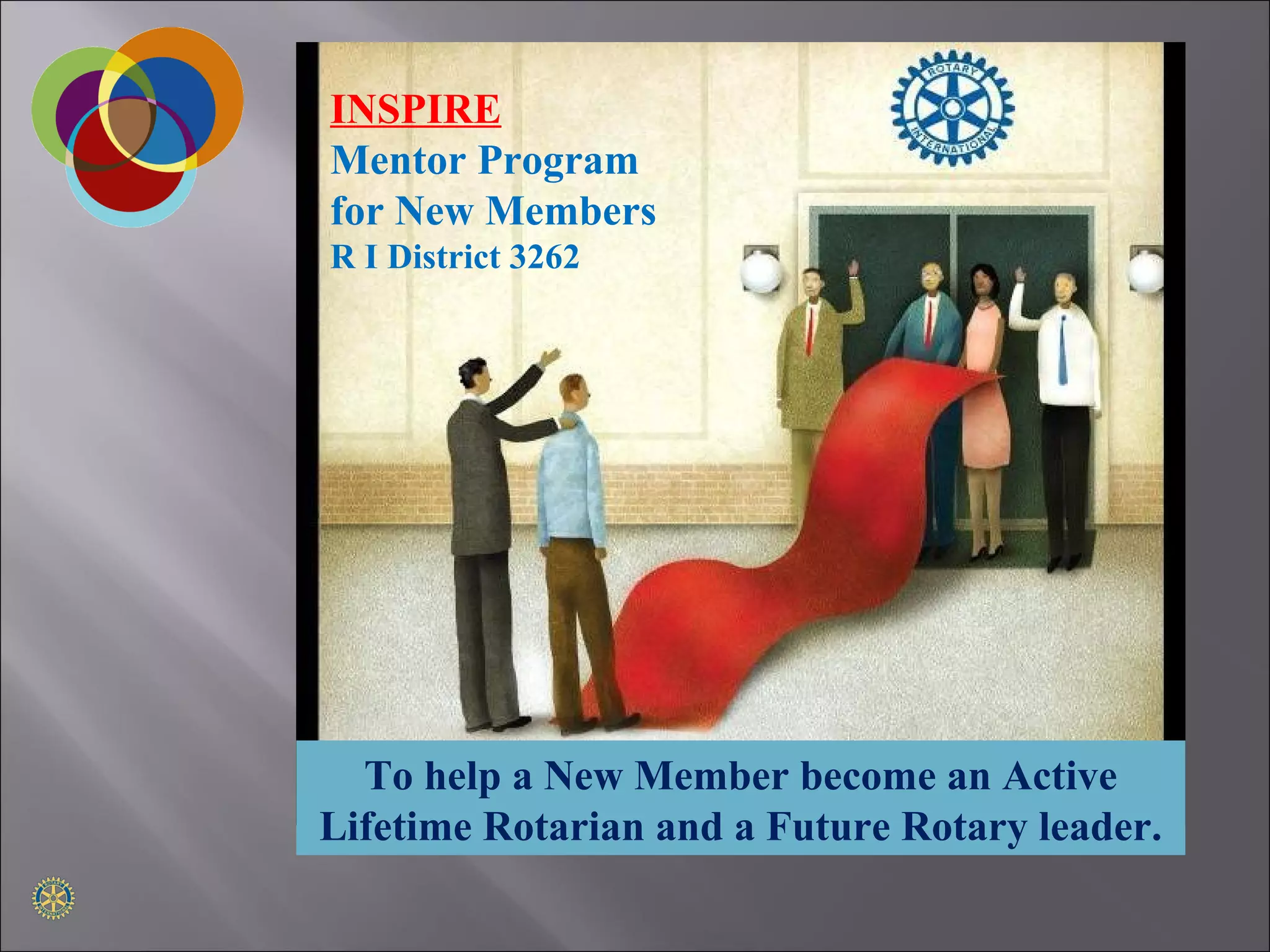 Rotary inspire new member mentor program r murali_8984106080 | PPT
