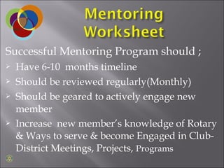 Rotary inspire new member mentor program r murali_8984106080 | PPT ...