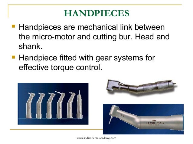 Rotary instrument/cosmetic dentistry course