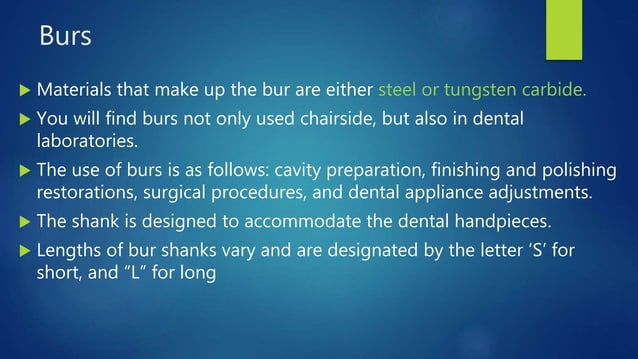 Rotary Instrument Identification | PPTX