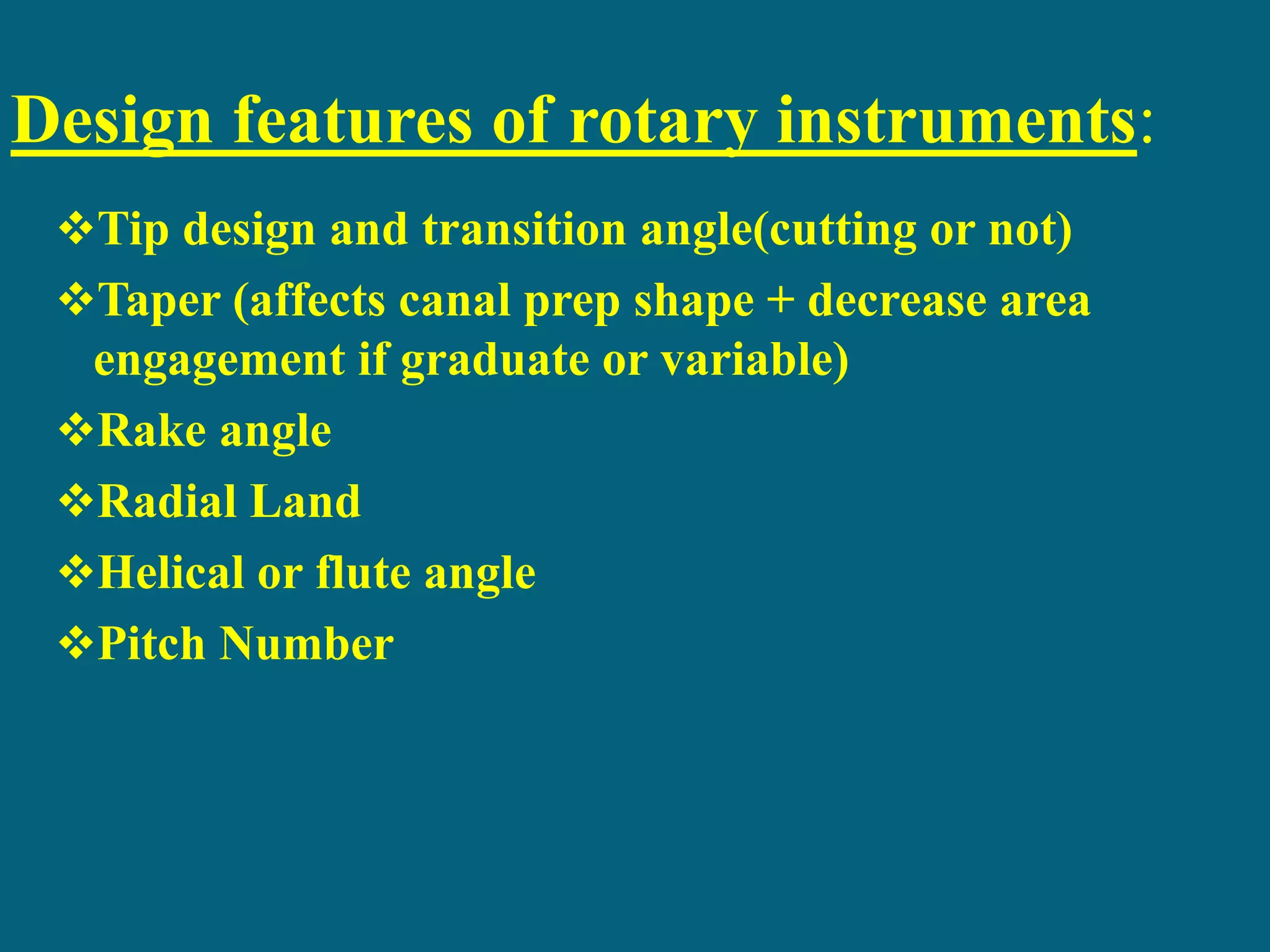 Rotary instruments | PPTX