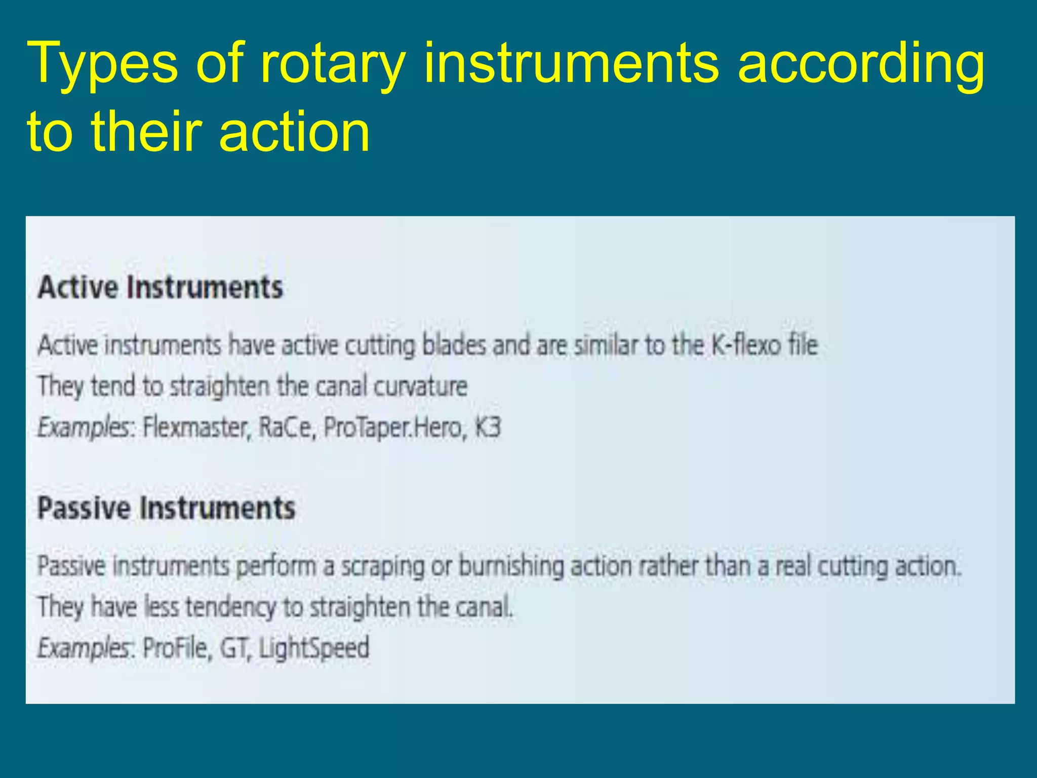 Rotary instruments | PPTX
