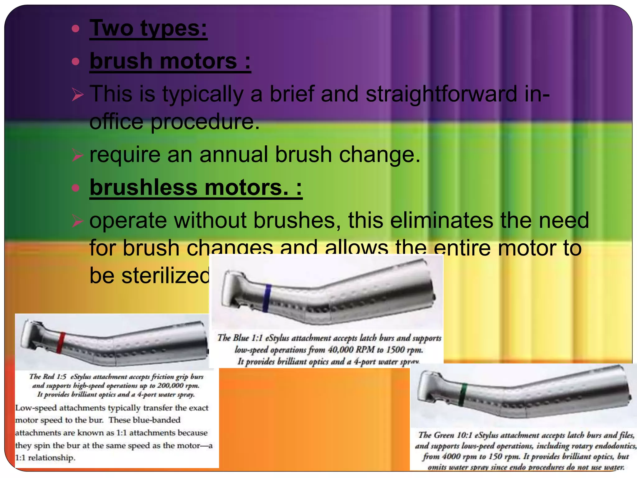 Rotary instruments in prosthodontics | PPTX