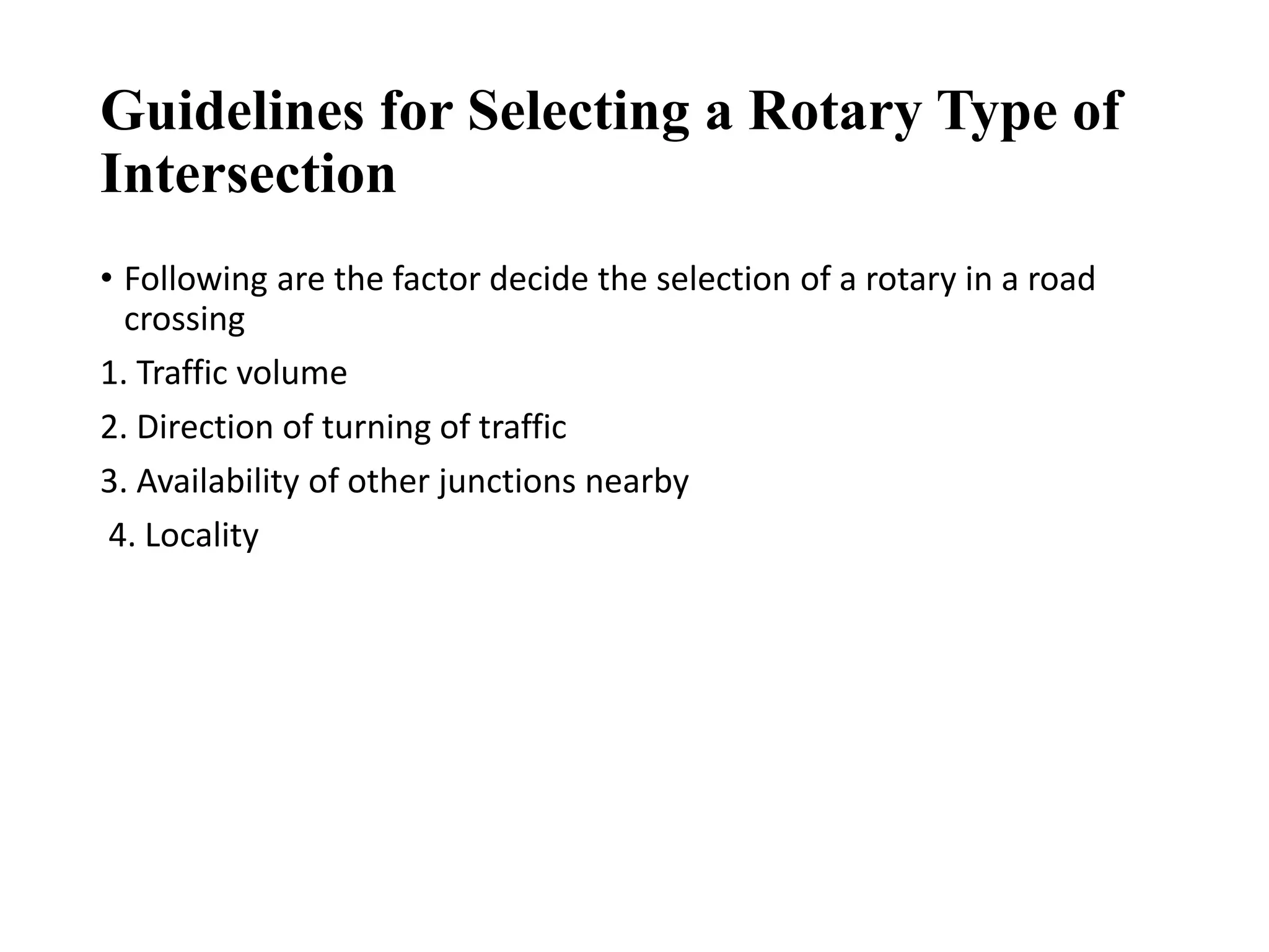 Rotary Intersection in traffic engineering.pptx