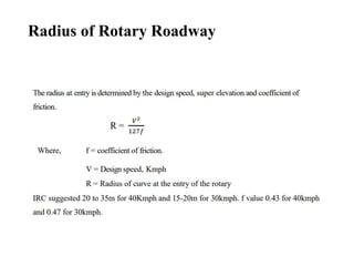 Rotary Intersection in traffic engineering.pptx | Auto Safety | Automotive