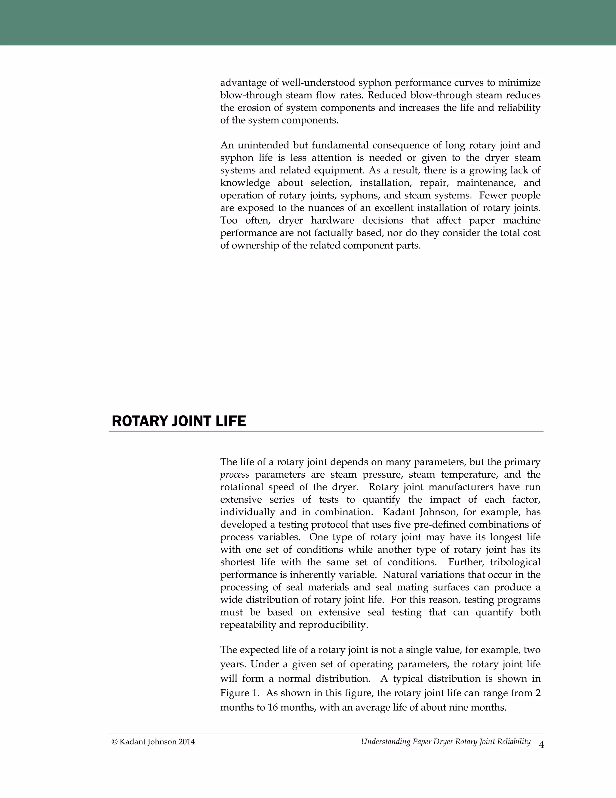 Understanding Paper Dryer Rotary Joint Reliability | PDF