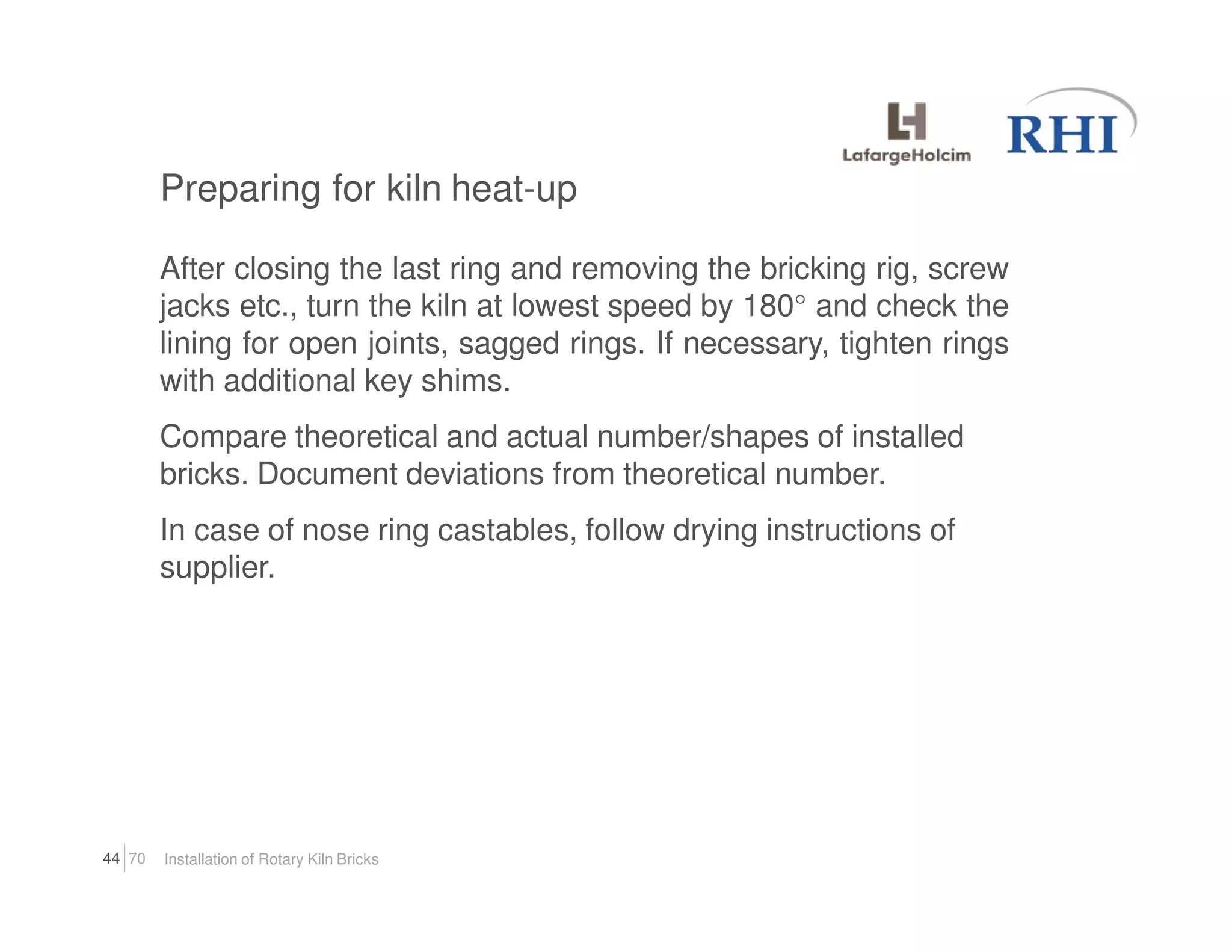 Rotary Kiln Bricks Installation Guideline.pdf