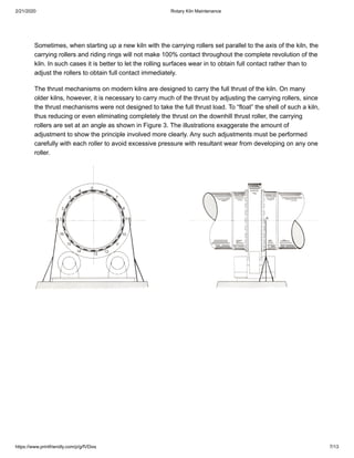 Rotary kiln maintenance | PDF