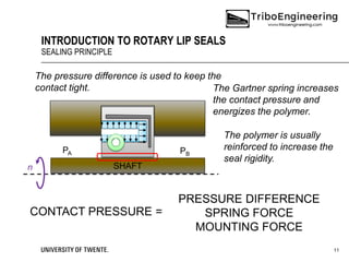 Introduction to Rotary Lip Seals | PDF