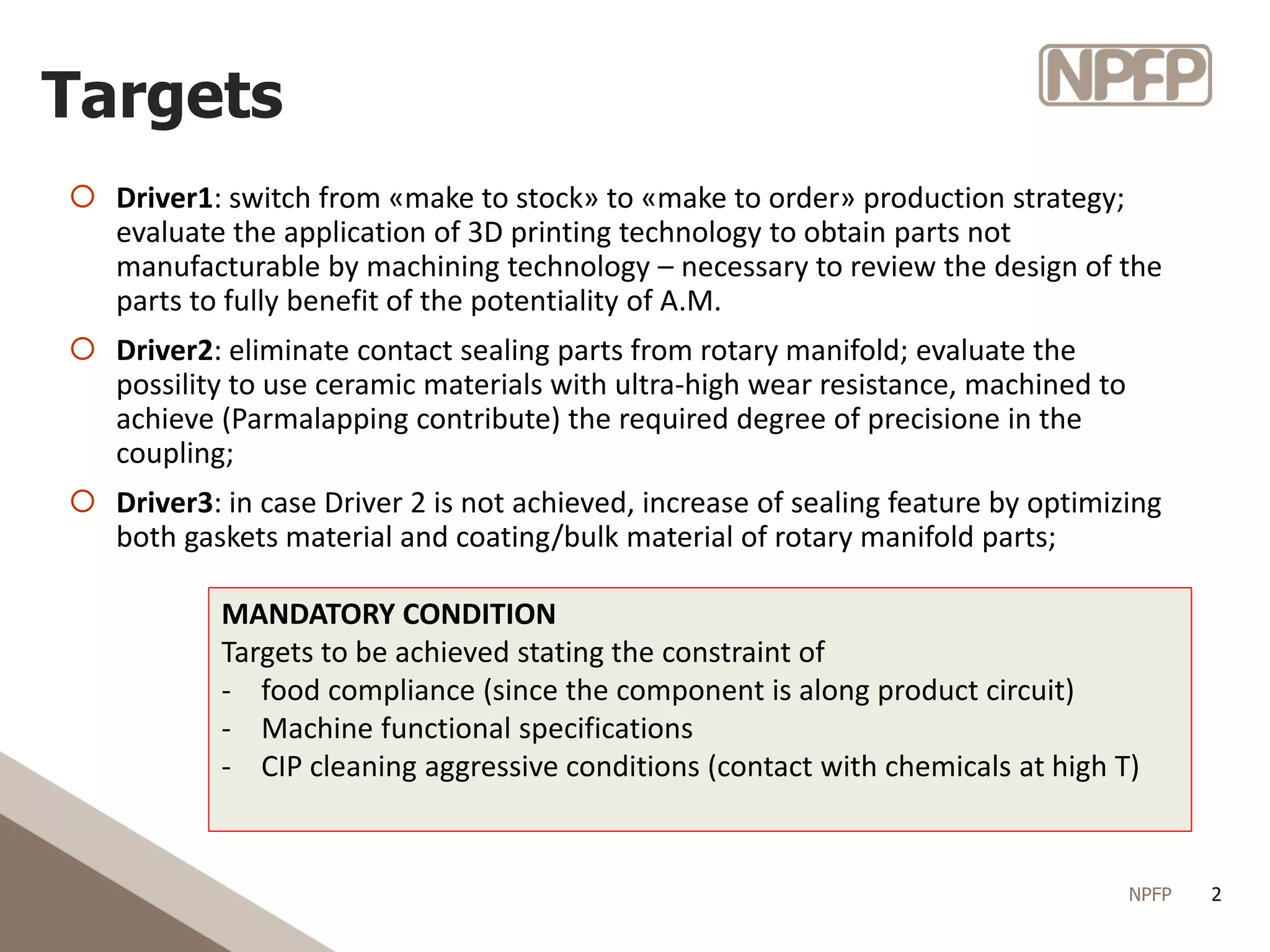 Rotary manifold used in filling machines | PDF