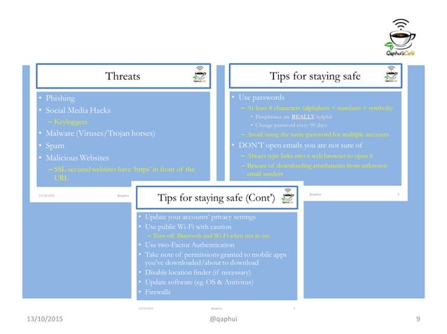 Online Safety -- Securing your space as a Netizen | PPT