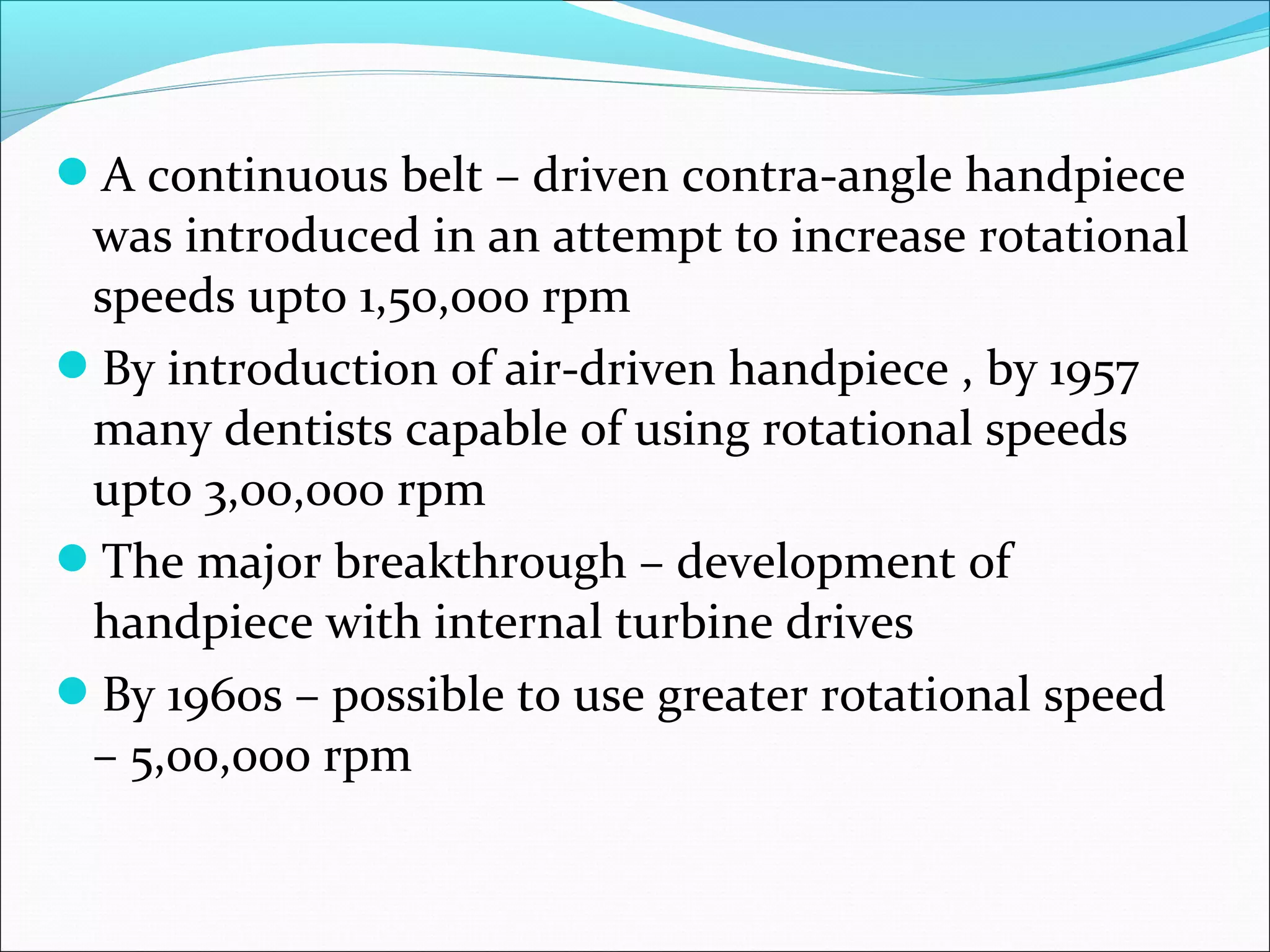 Rotary instruments in operative dentistry | PPT