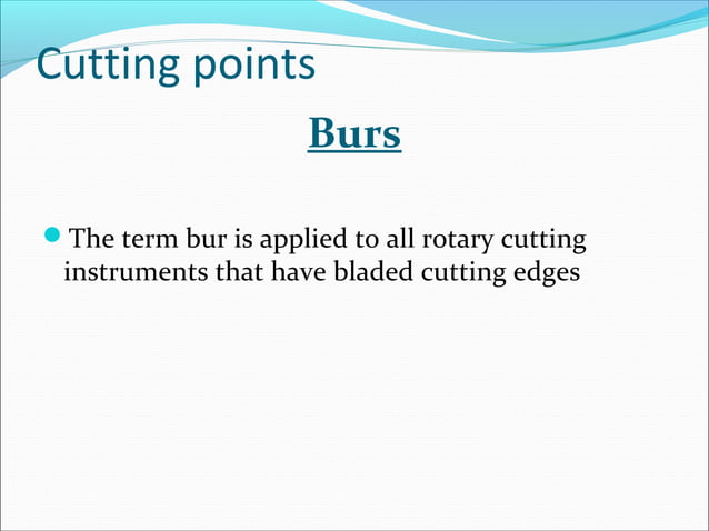 Rotary instruments in operative dentistry | PPT