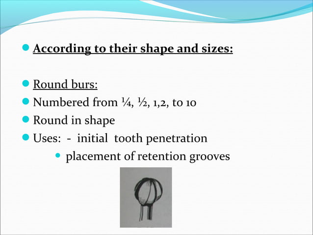 Rotary instruments in operative dentistry | PPT