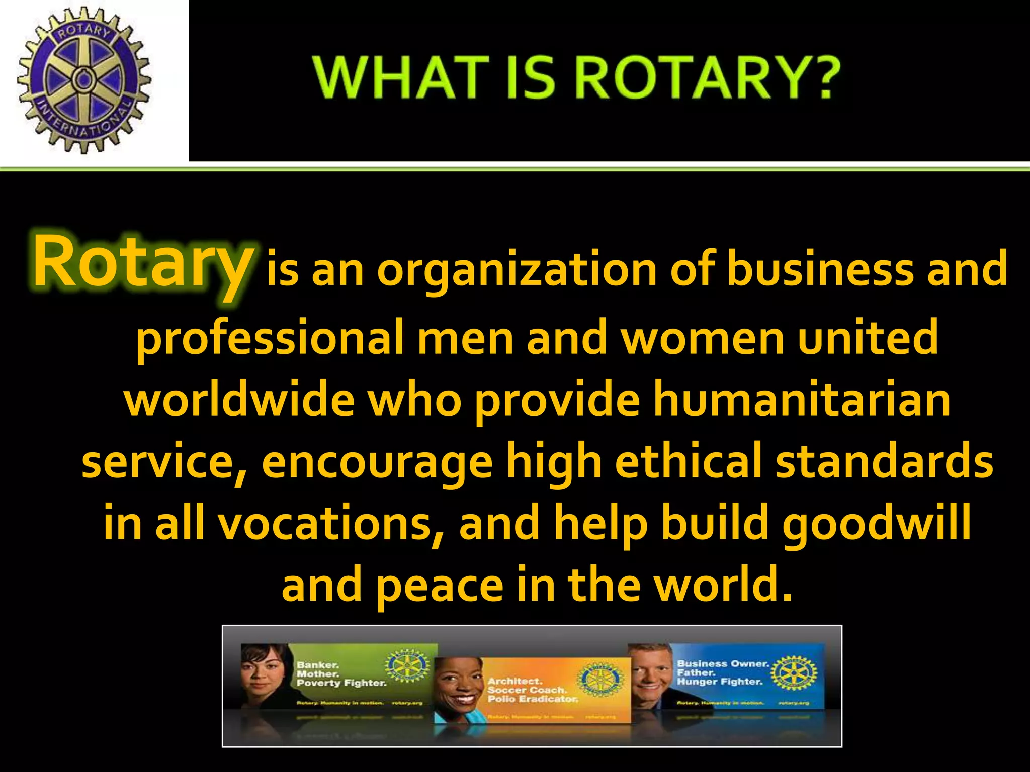 Rotary orientation power point updated january 22 2013 | PPT