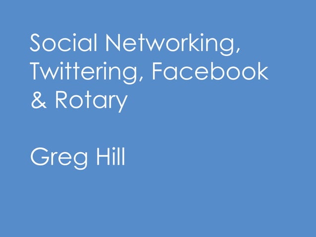 Rotary Presentation | PPTX