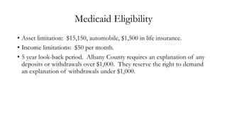 Elder Law 101 in New York State | PPTX
