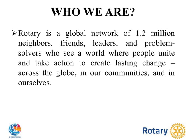 20 Reasons to Join Rotary | PPTX | Non-Profit Organizations | Industries