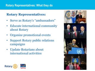 Rotary and the United Nations: RI’s Representative Network | PPTX