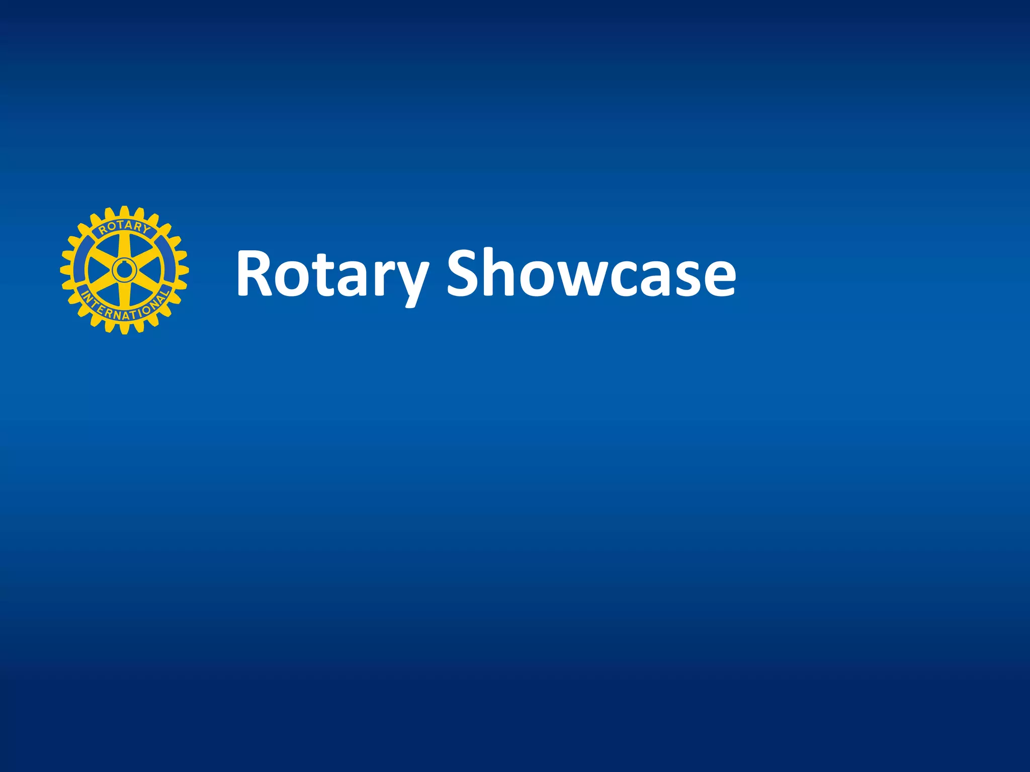 An Introduction To Rotary Showcase Pptx