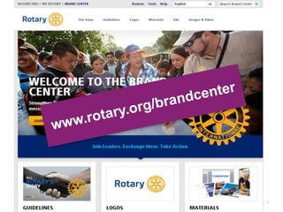 Rotary's New Voice and Visual Identify | PDF