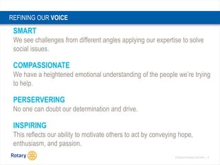 Rotary's New Voice and Visual Identify | PDF