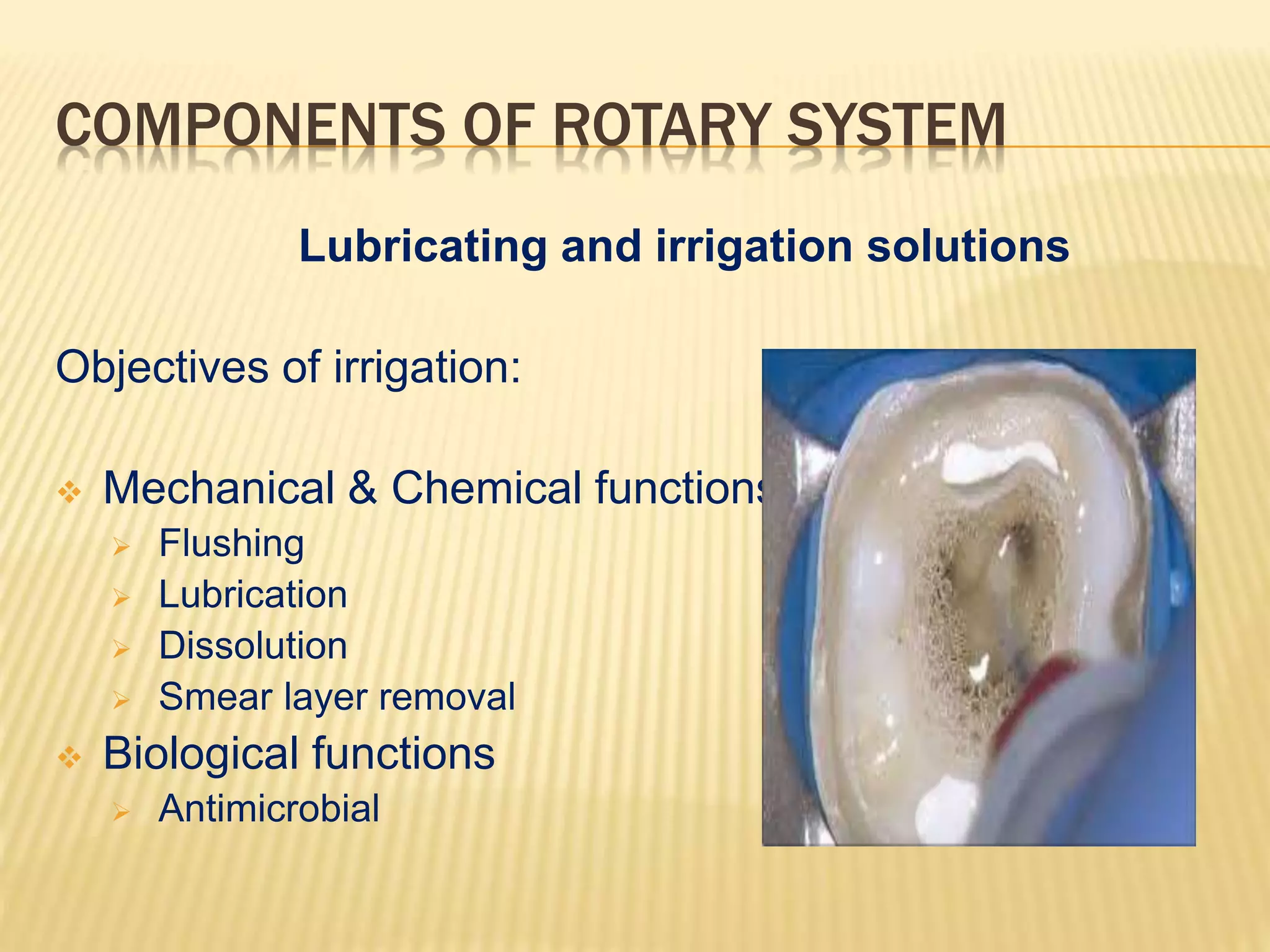 Rotary system in endodontic treatment | PPTX