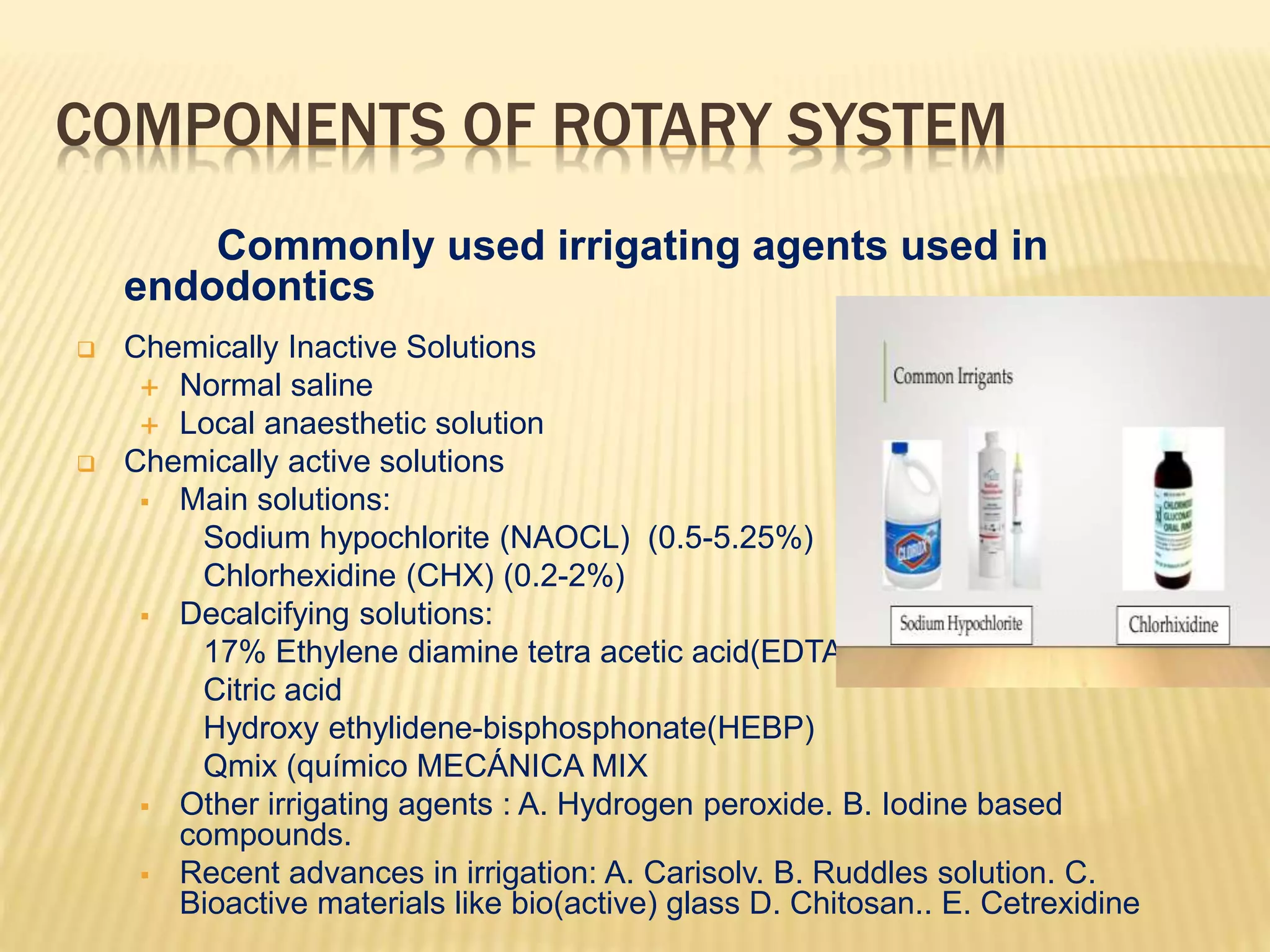 Rotary system in endodontic treatment | PPTX