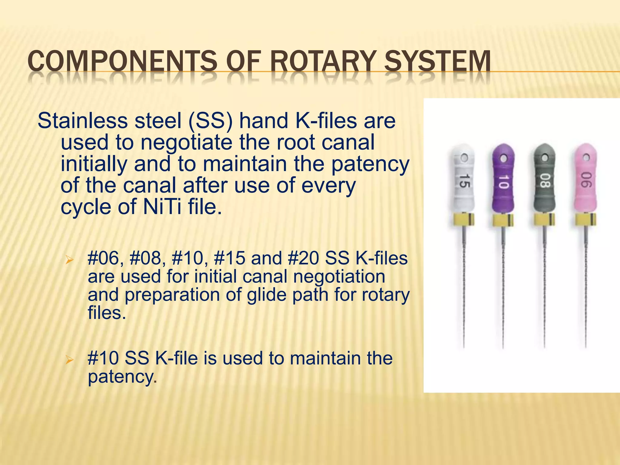 Rotary system in endodontic treatment | PPTX