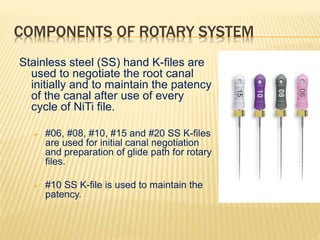 Rotary system in endodontic treatment | PPTX