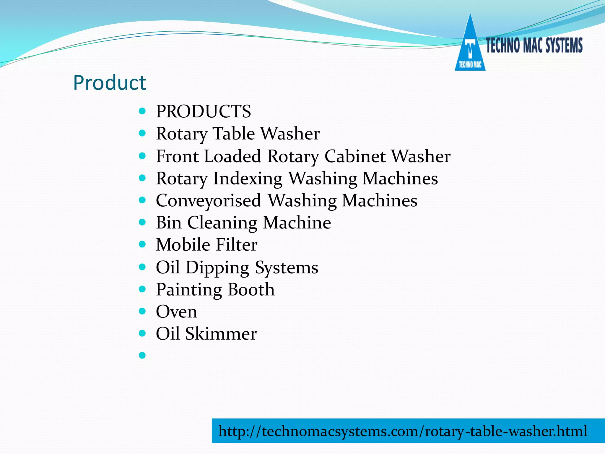 Rotary Table Washer manufacturer in india| Rotary Table Washer supplier ...