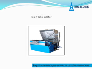 Rotary Table Washer manufacturer in india| Rotary Table Washer supplier ...