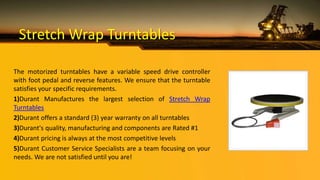 Rotary turntables | PPT