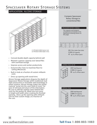 Revolving Two Sided Storage System | PDF