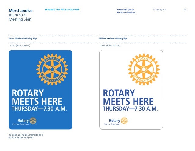 Tell Rotary's Story