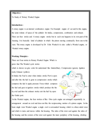 Rotary wankel engine | DOCX