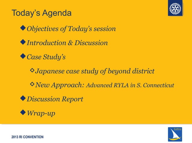 Rotary Youth Leadership Awards - RYLA (Presentation 1 of 2) | PPT ...