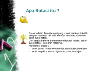 Rotasi | PPTX