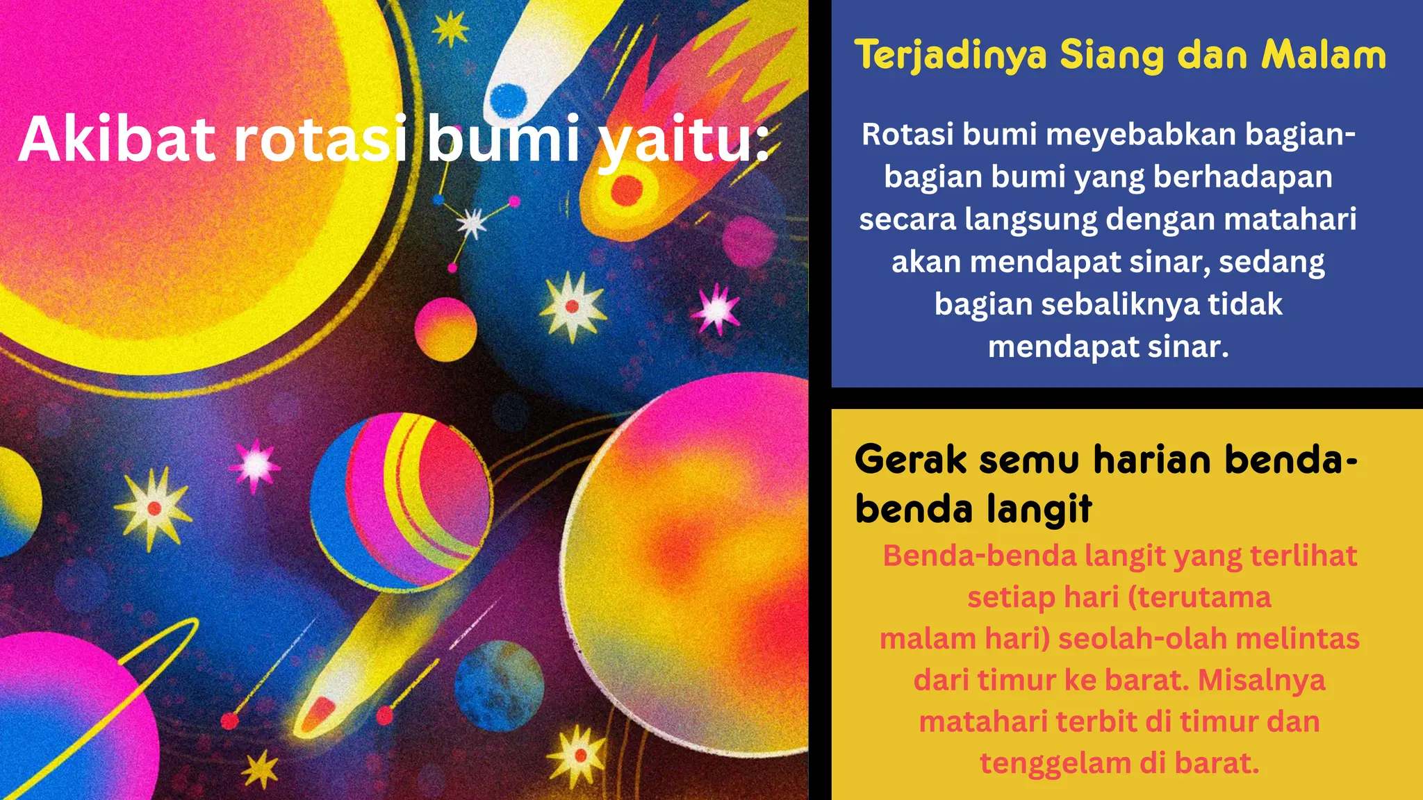 Rotasi bumi adalah perputaran bumi pada porosnya.pptx