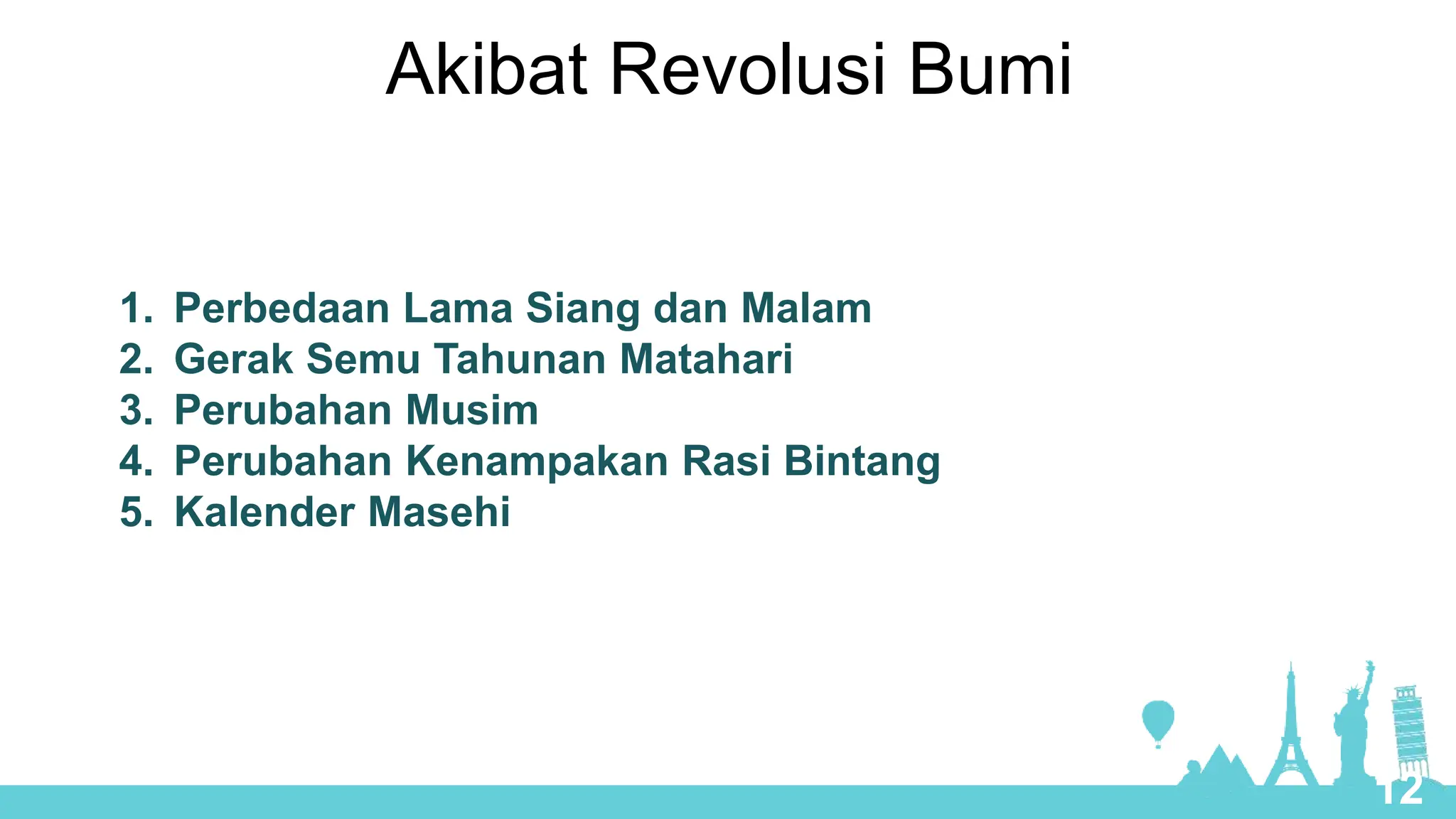 Rotasi dan Revolusi Bumi beserta contoh-contohnya dalam kehidupan ...