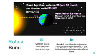 Rotasi dan Revolusi Bumi beserta contoh-contohnya dalam kehidupan ...