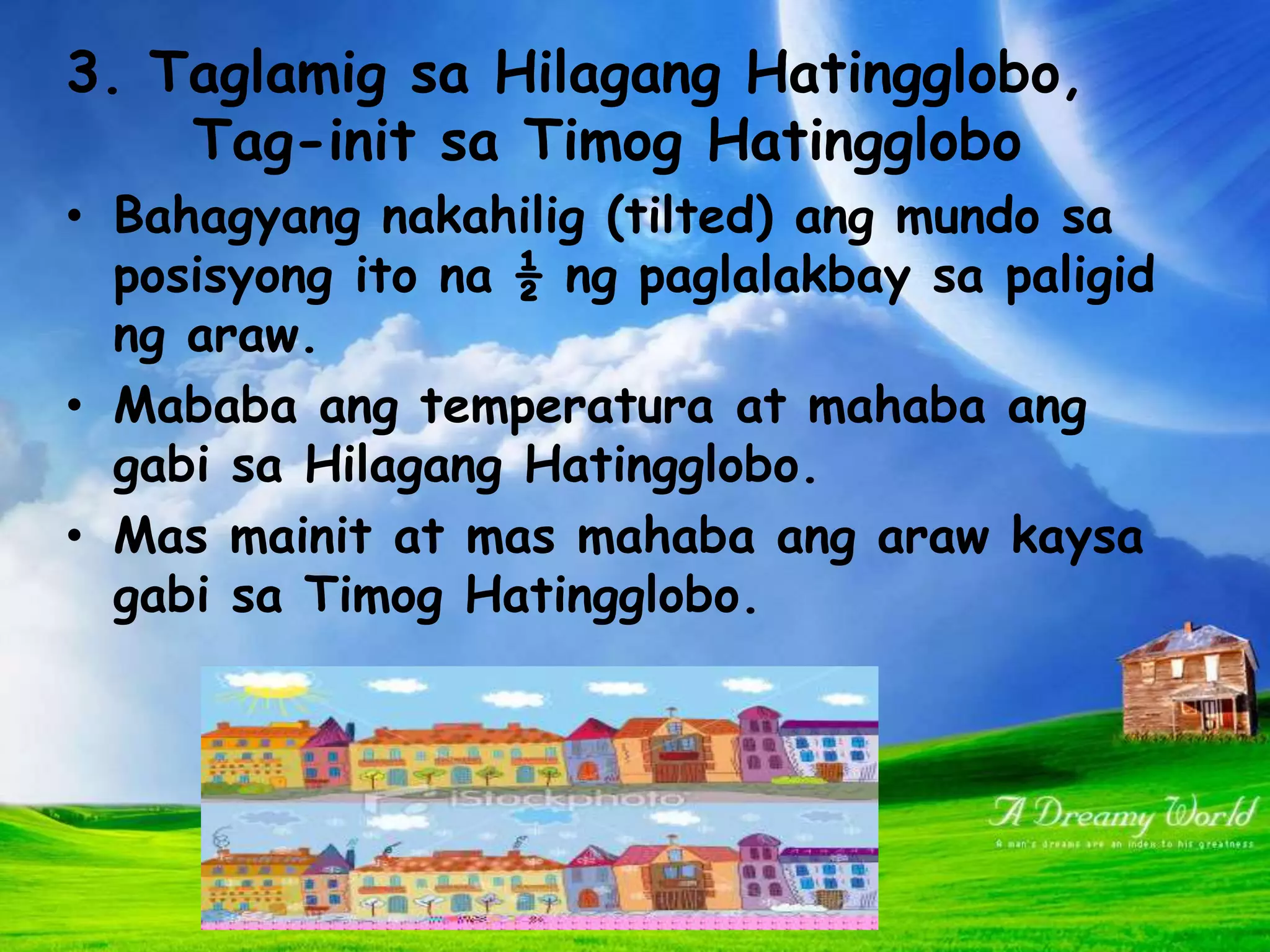 Rotasyon at Rebolusyon ng Mundo at Klima | PPTX