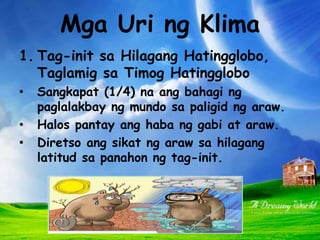 Rotasyon at Rebolusyon ng Mundo at Klima | PPTX