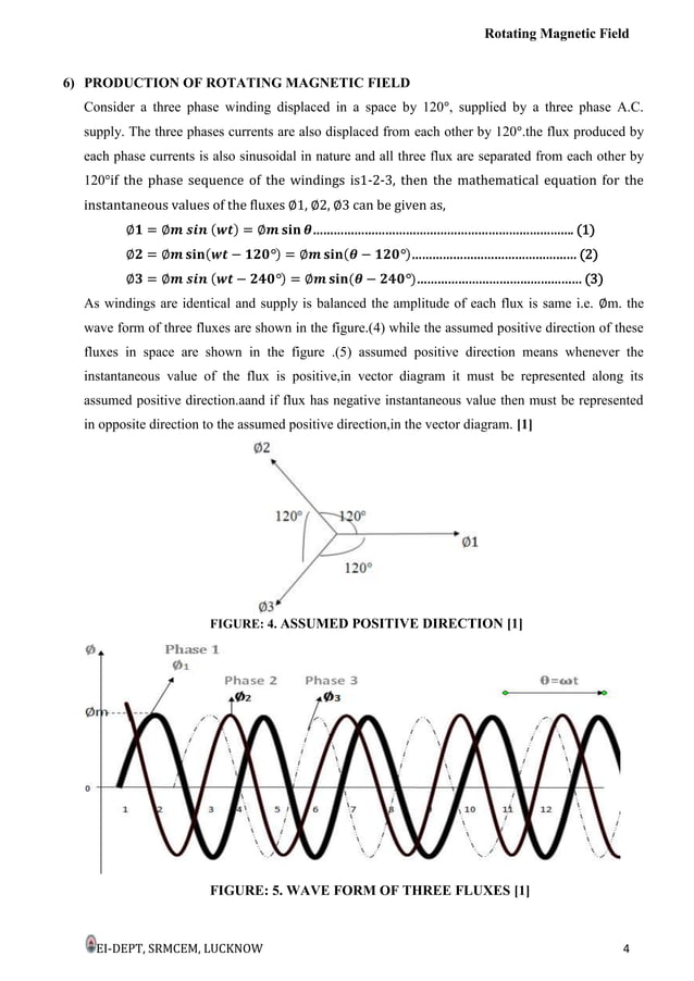 Rotating magnetic field | DOCX | Radio Control | Hobbies & Interests