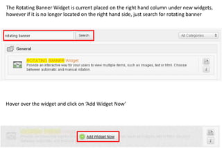 Rotating banner and hotspots | PPT
