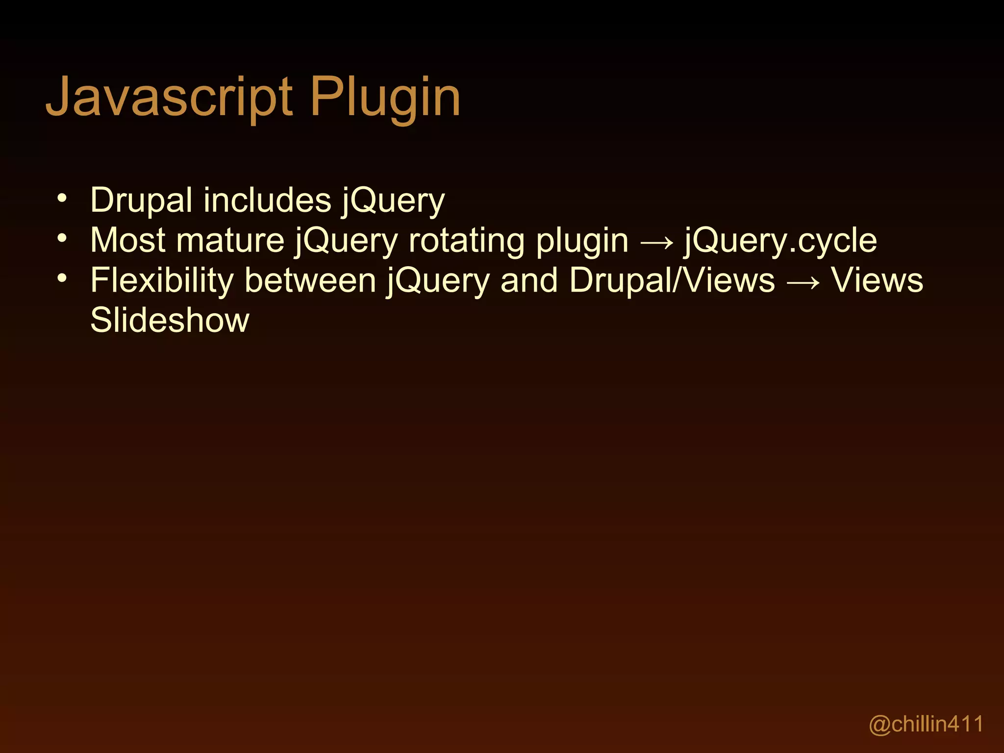 Rotating Banners In Drupal | PPT | Web Development | Internet