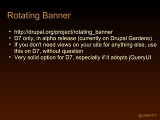 Rotating Banners In Drupal | PPT | Web Development | Internet